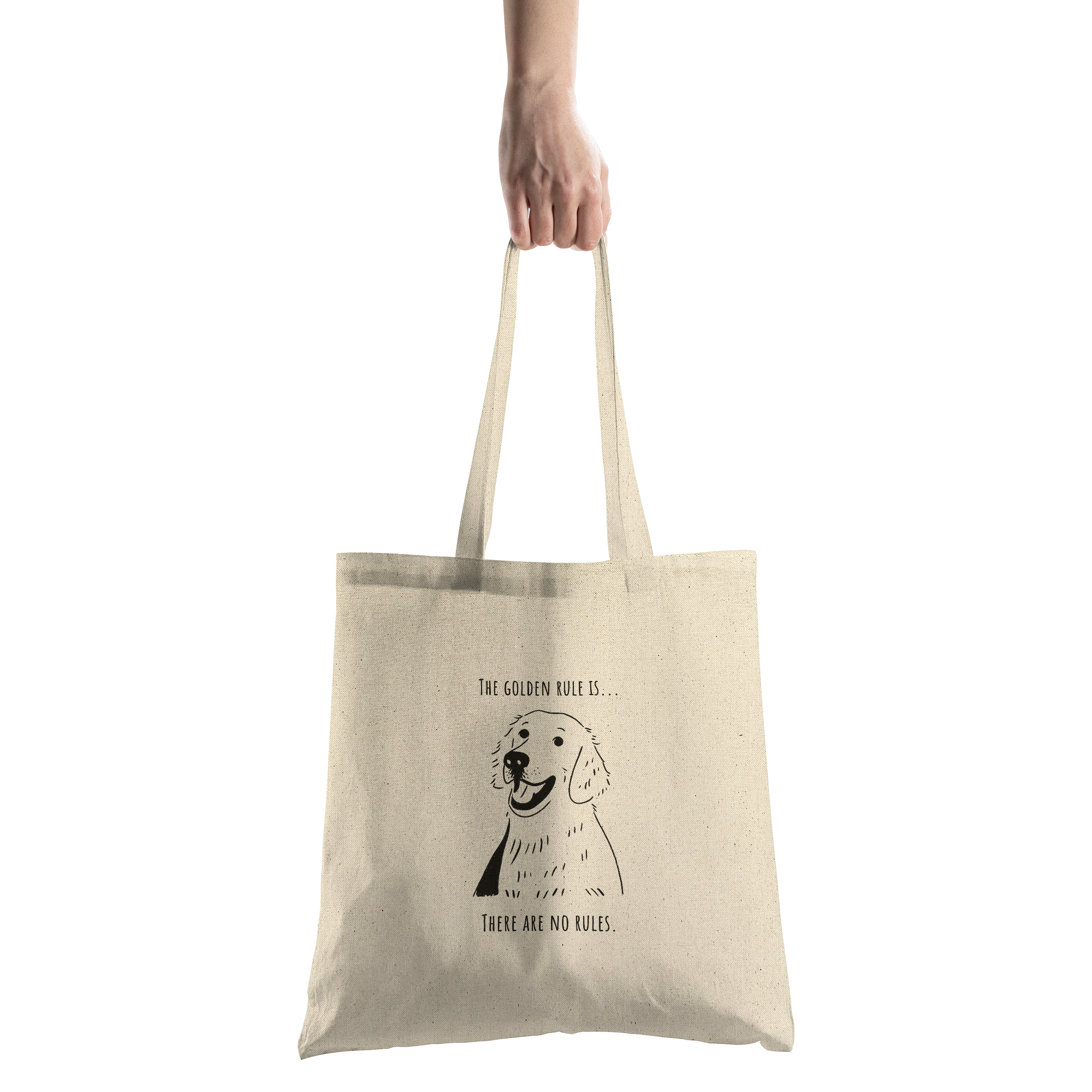 2026 Golden Retriever Minimalist Tote Bag – PAWSS