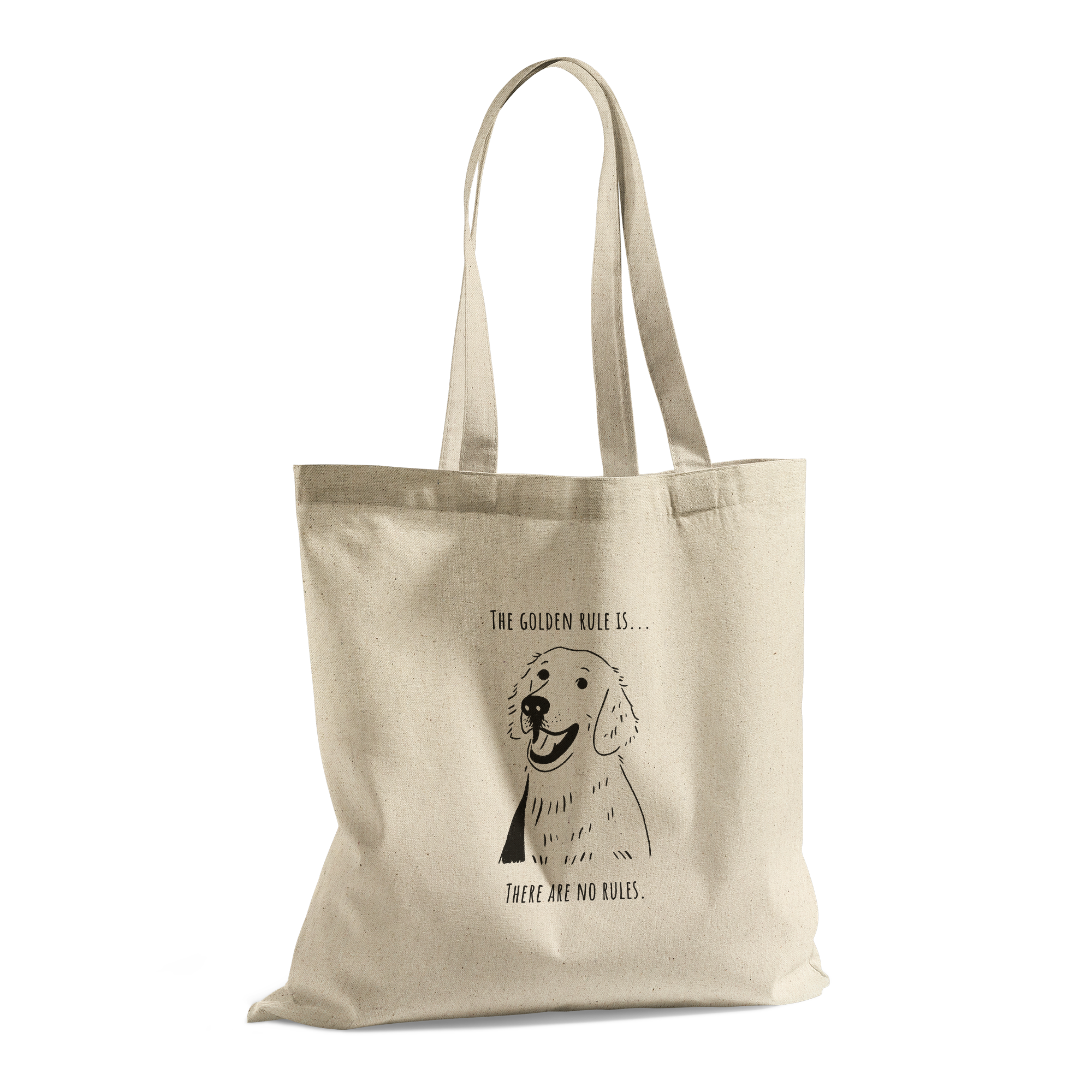 2026 Golden Retriever Minimalist Tote Bag – PAWSS